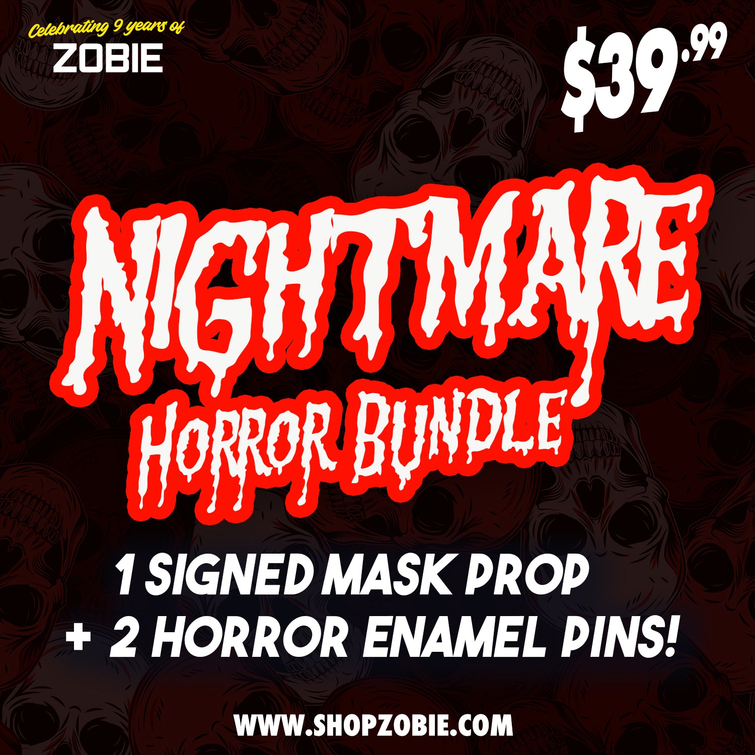 SPECIAL Nightmare Horror Bundle - 3 Horror Items in Every Pack! – Zobie ...
