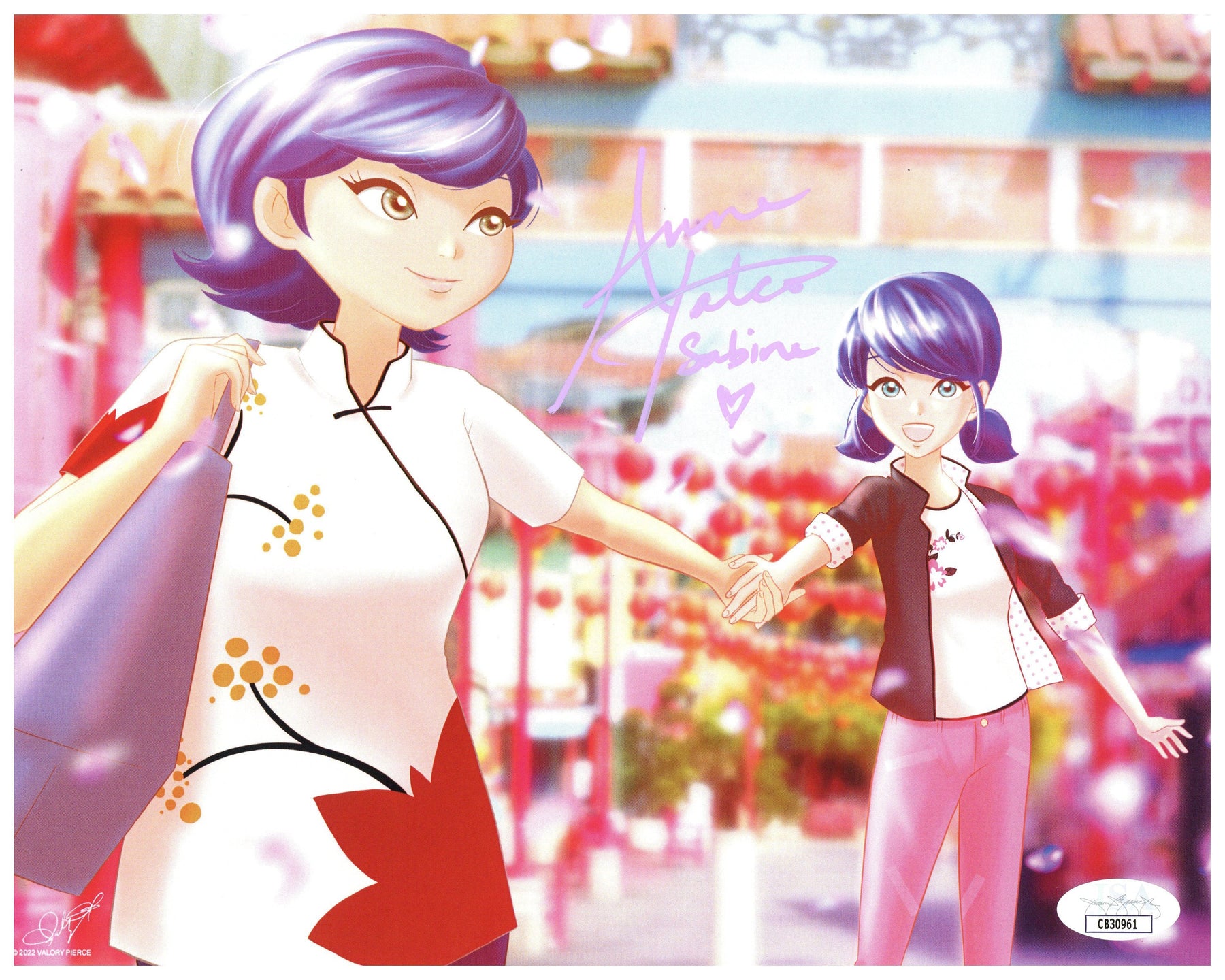 Anne Yatco Signed 8x10 Photo Miraculous Tales and Ladybug and Cat Noir ...