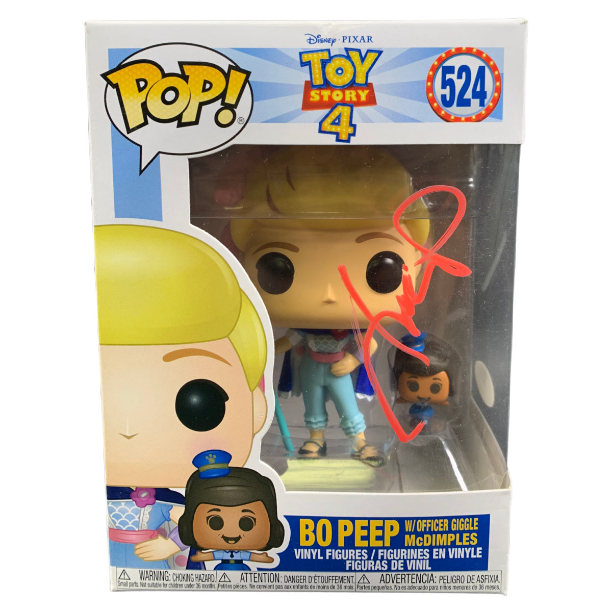 Annie Potts Signed Funko POP Toy Story 4 Bo Peep Autographed ACOA ...