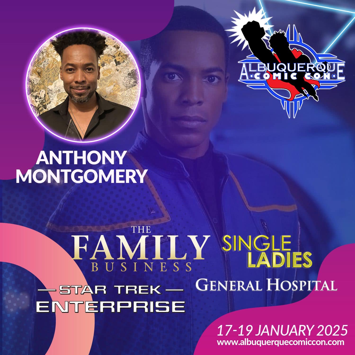 Anthony Montgomery Official Autograph Mail-In Service - Albuquerque Co ...