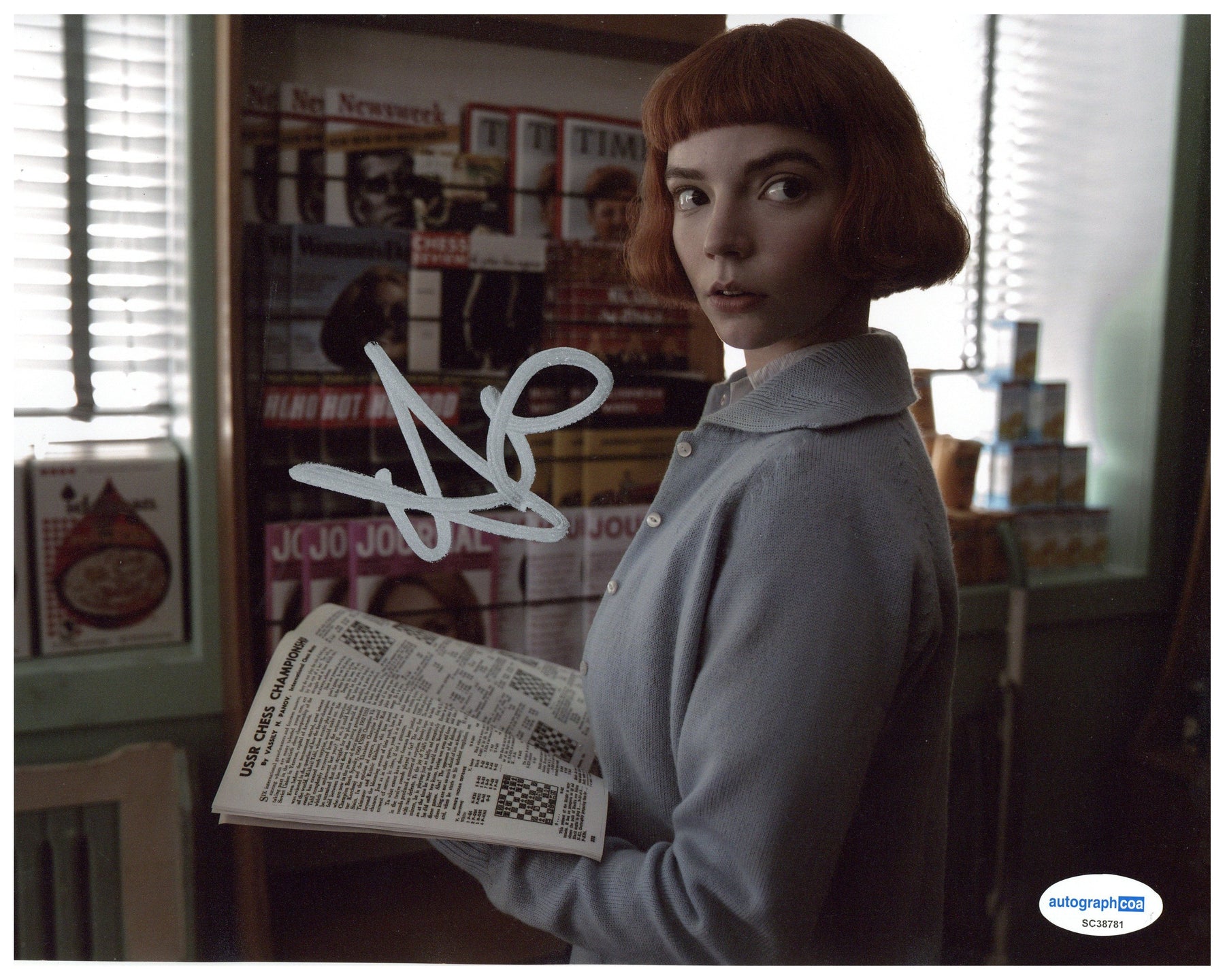 Anya Taylor-Joy Signed 8x10 Photo Queen's Gambit Autographed ACOA ...