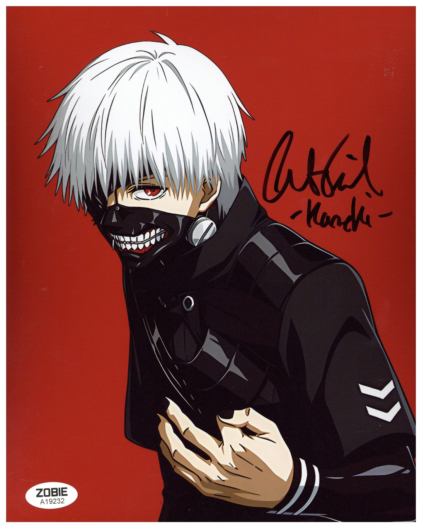Austin Tindle Signed 8x10 Photo Tokyo Ghoul KEN KANEKI Autographed Zob ...