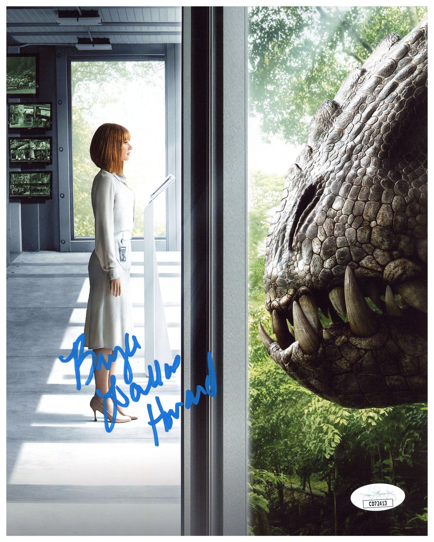 Bryce Dallas Howard Signed 8X10 Photo Jurassic World Autographed JSA C ...