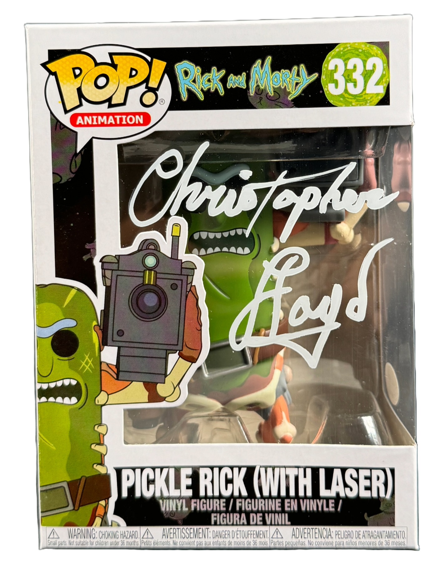 CHRISTOPHER LLOYD SIGNED FUNKO POP Rick and Morty AUTOGRAPHED JSA COA ...