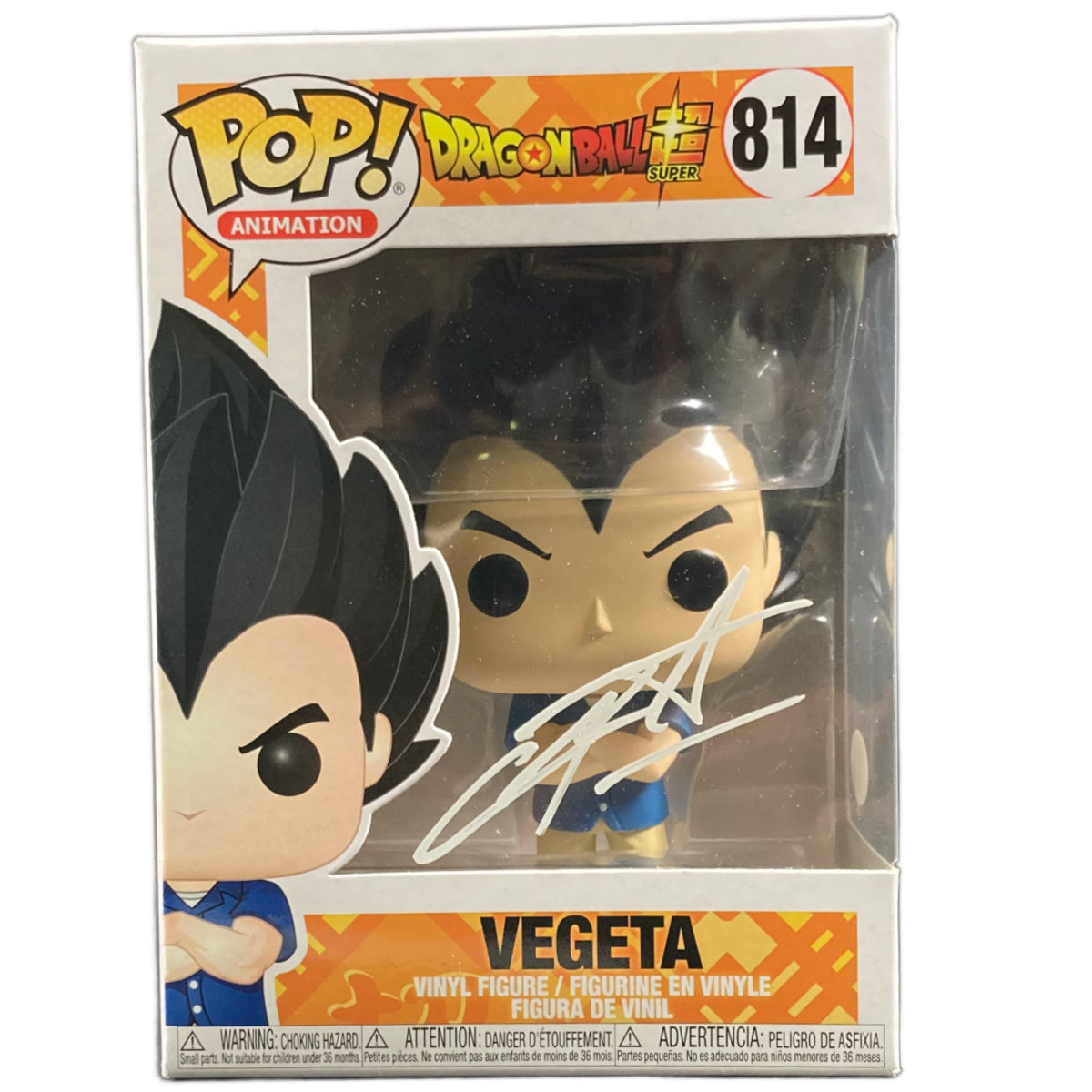 Christopher Sabat Signed Funko POP Dragon Ball Super Vegeta 814 Autogr – Zobie Productions