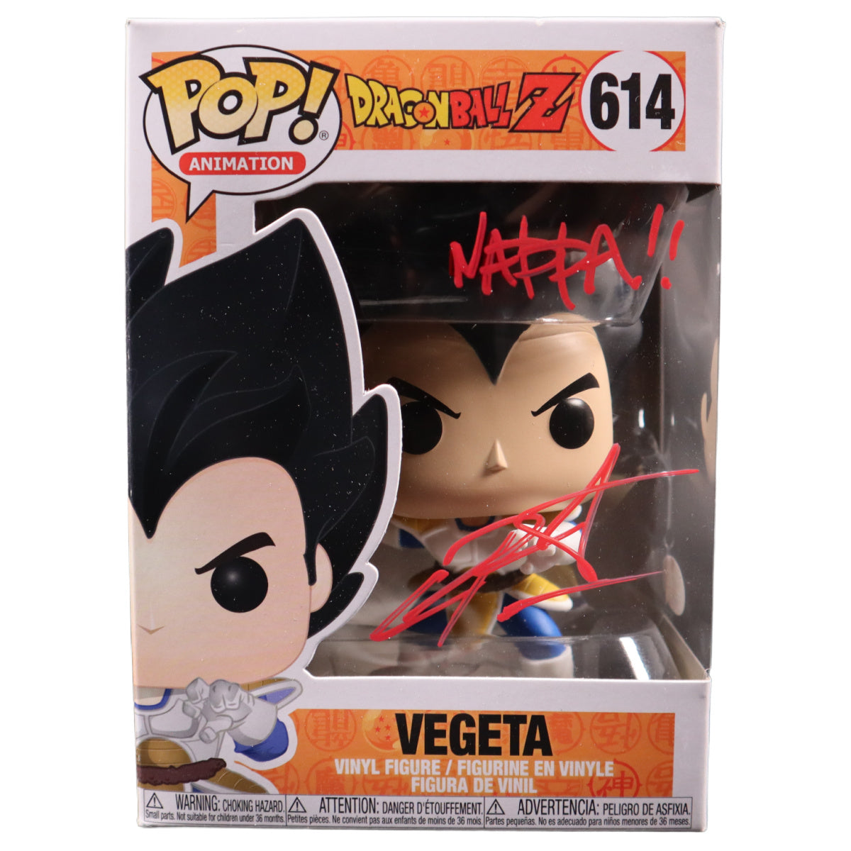 Christopher Sabat Signed Funko POP Dragon Ball Z Vegeta #614 JSA COA – Zobie Productions