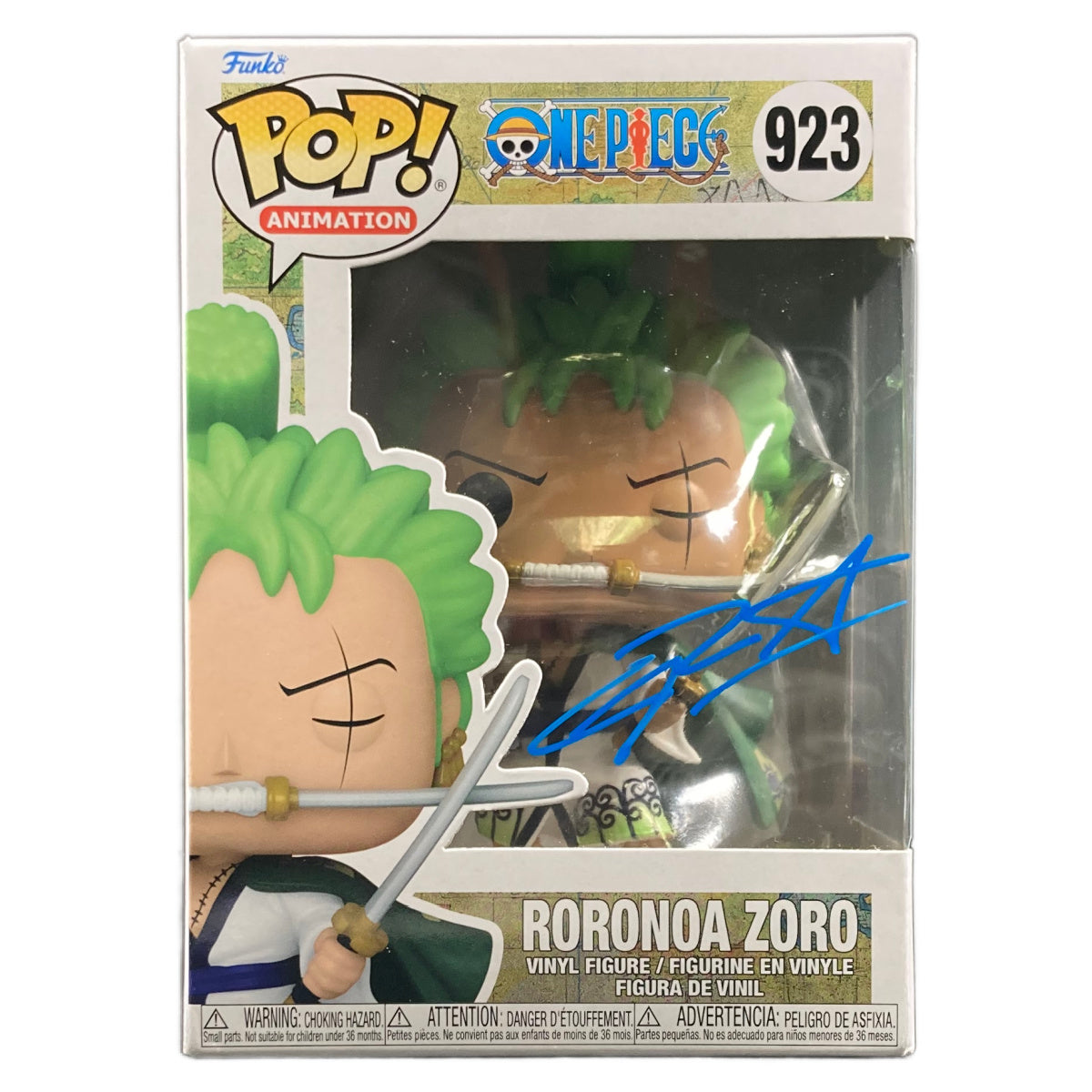Christopher Sabat Signed Funko POP One Piece Roronoa Zoro Anime Autogr ...