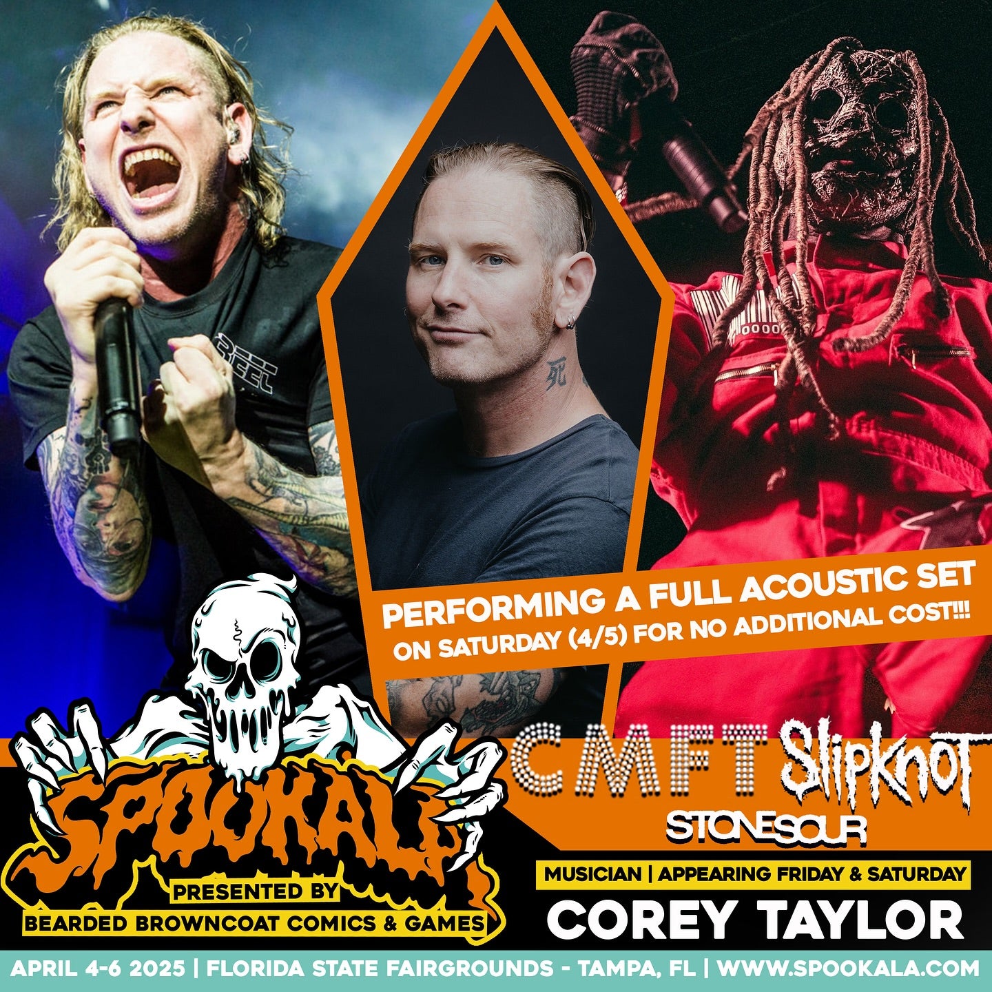 Corey Taylor Official Autograph Mail-In Service - Spookala 2025 – Zobie ...