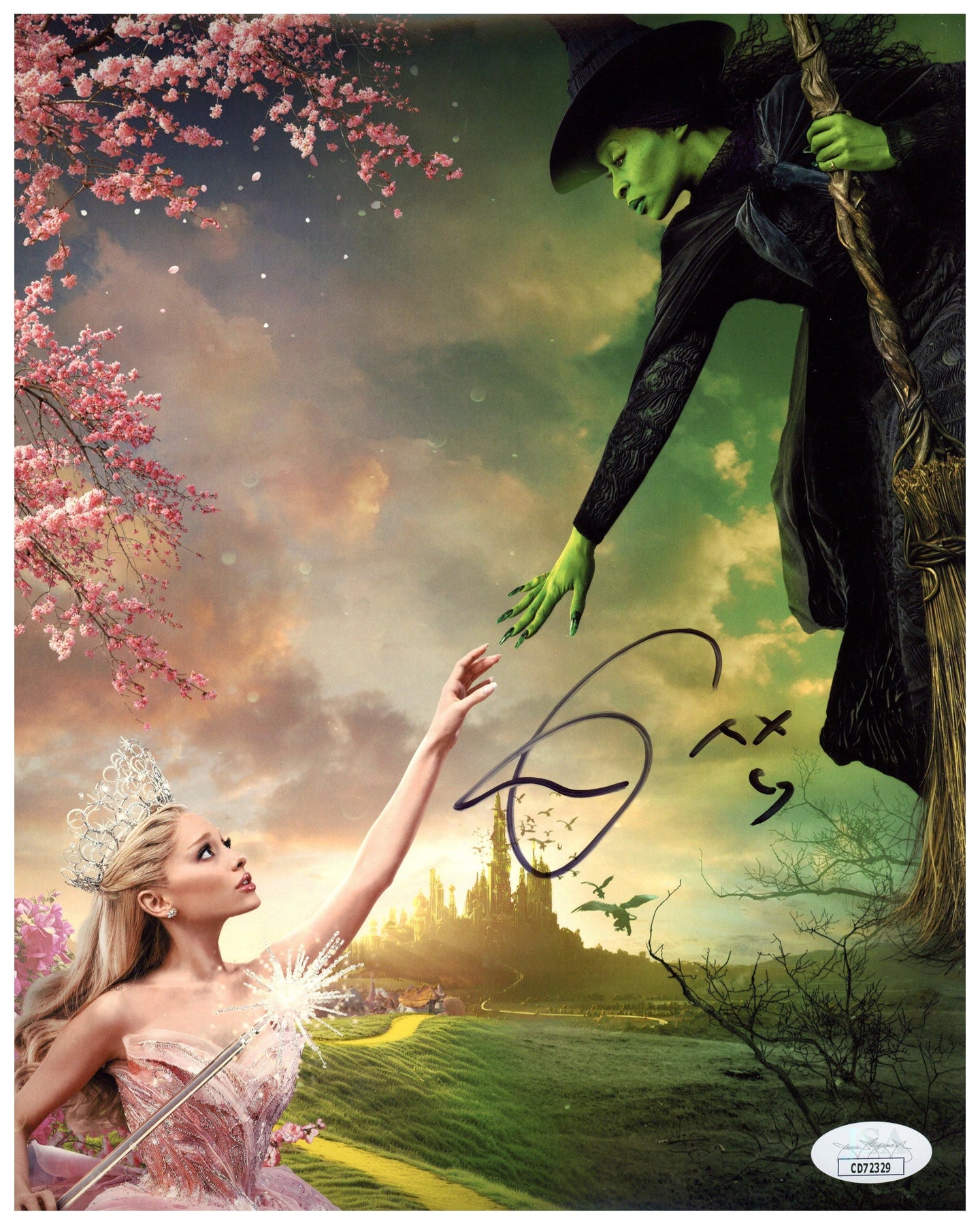 Cynthia Erivo Signed 8x10 Photo Wicked Elphaba Autographed JSA COA #7 ...