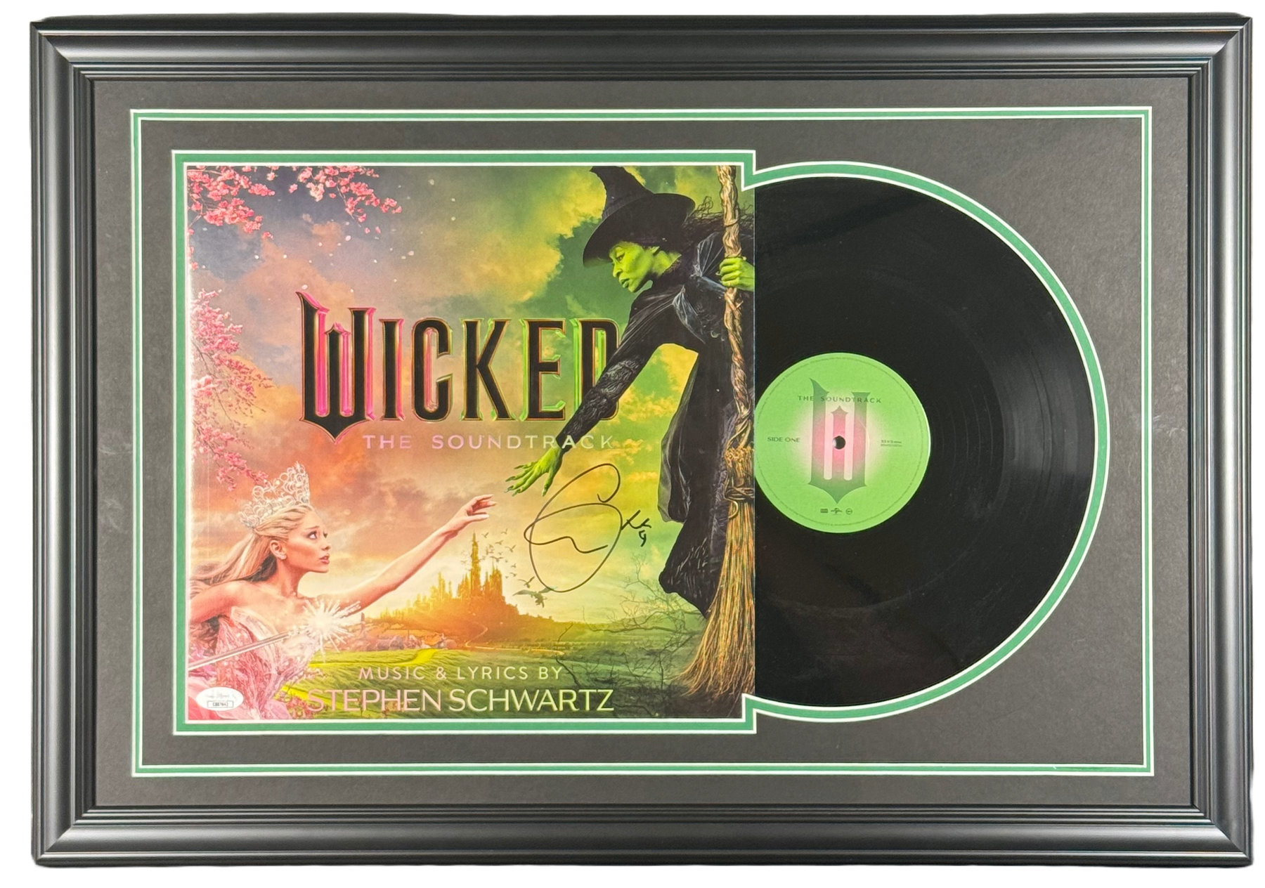 Cynthia Erivo Signed Custom Framed Wicked Vinyl Elphaba Autographed JS ...