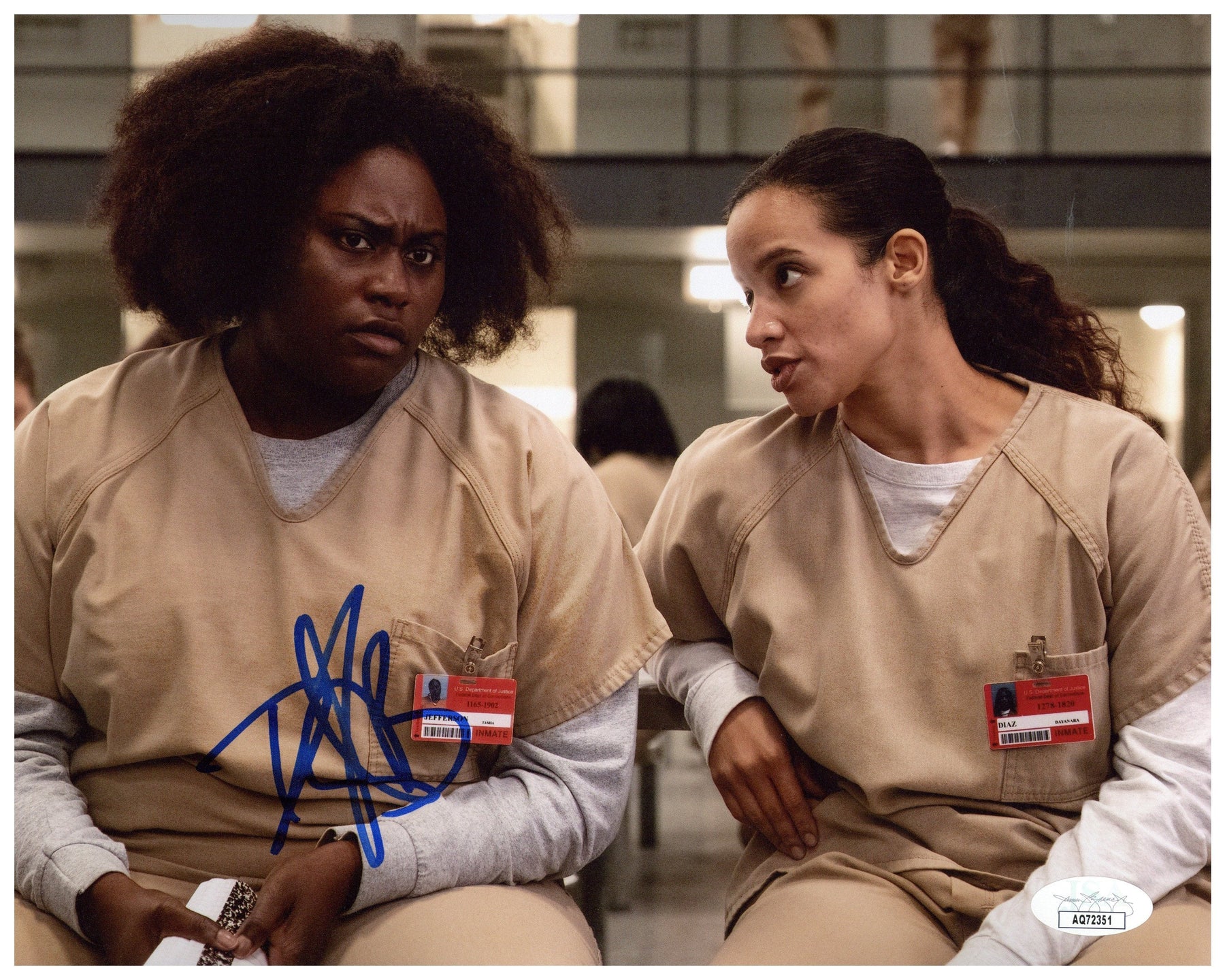 DANIELLE BROOKS SIGNED 8X10 PHOTO ORANGE IS THE NEW BLACK AUTOGRAPHED ...