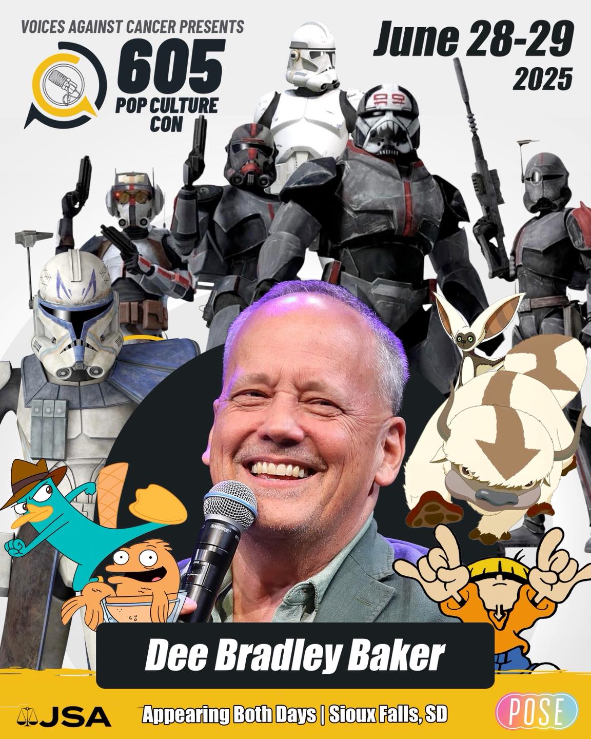 Dee Bradley Baker Official Autograph Mail-In Service - 605 Pop Culture – Zobie Productions