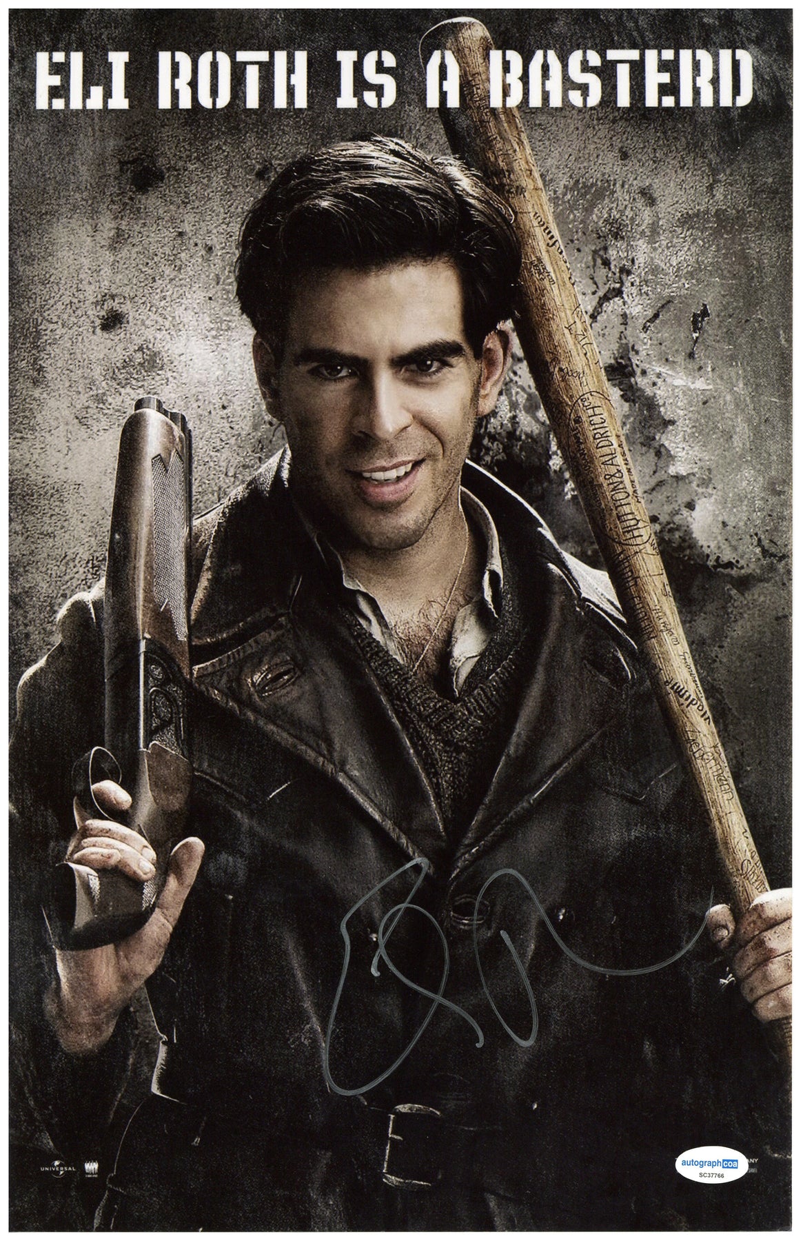 Eli Roth Signed 11x17 Photo INGLOURIOUS BASTERDS Autographed ACOA ...