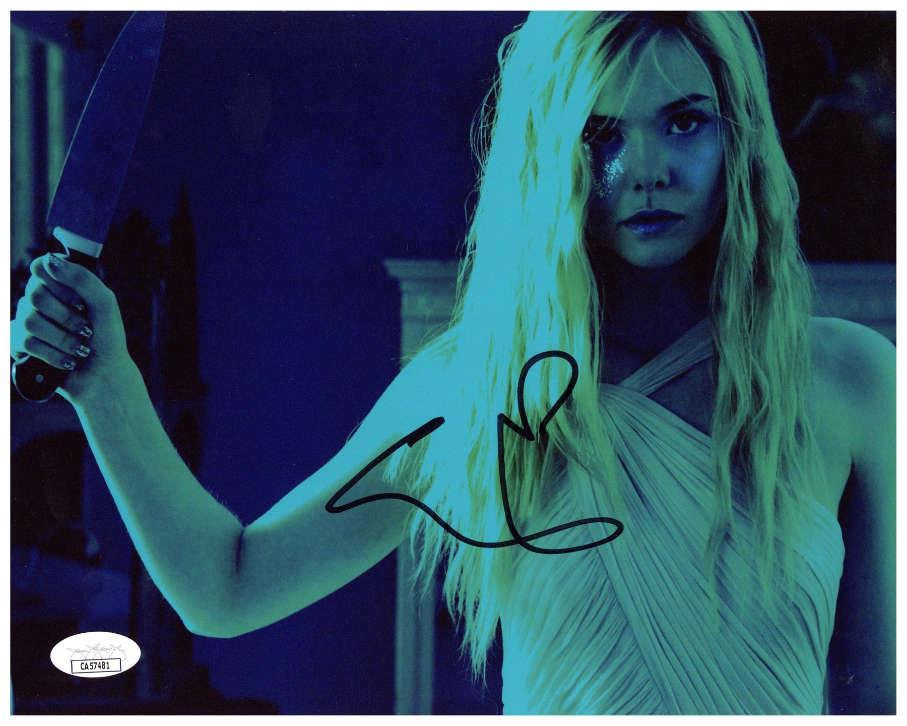 Elle Fanning Signed 8x10 Photo The NEON Demon Autographed JSA COA ...