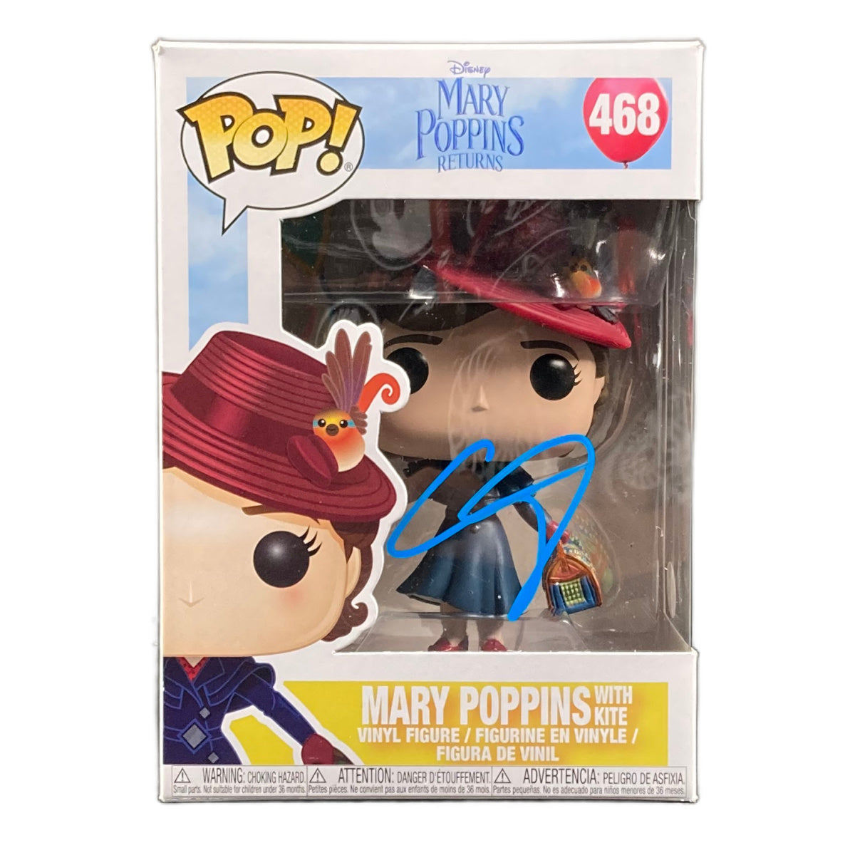 Emily Blunt Signed Funko POP Mary Poppins Autographed JSA COA – Zobie ...