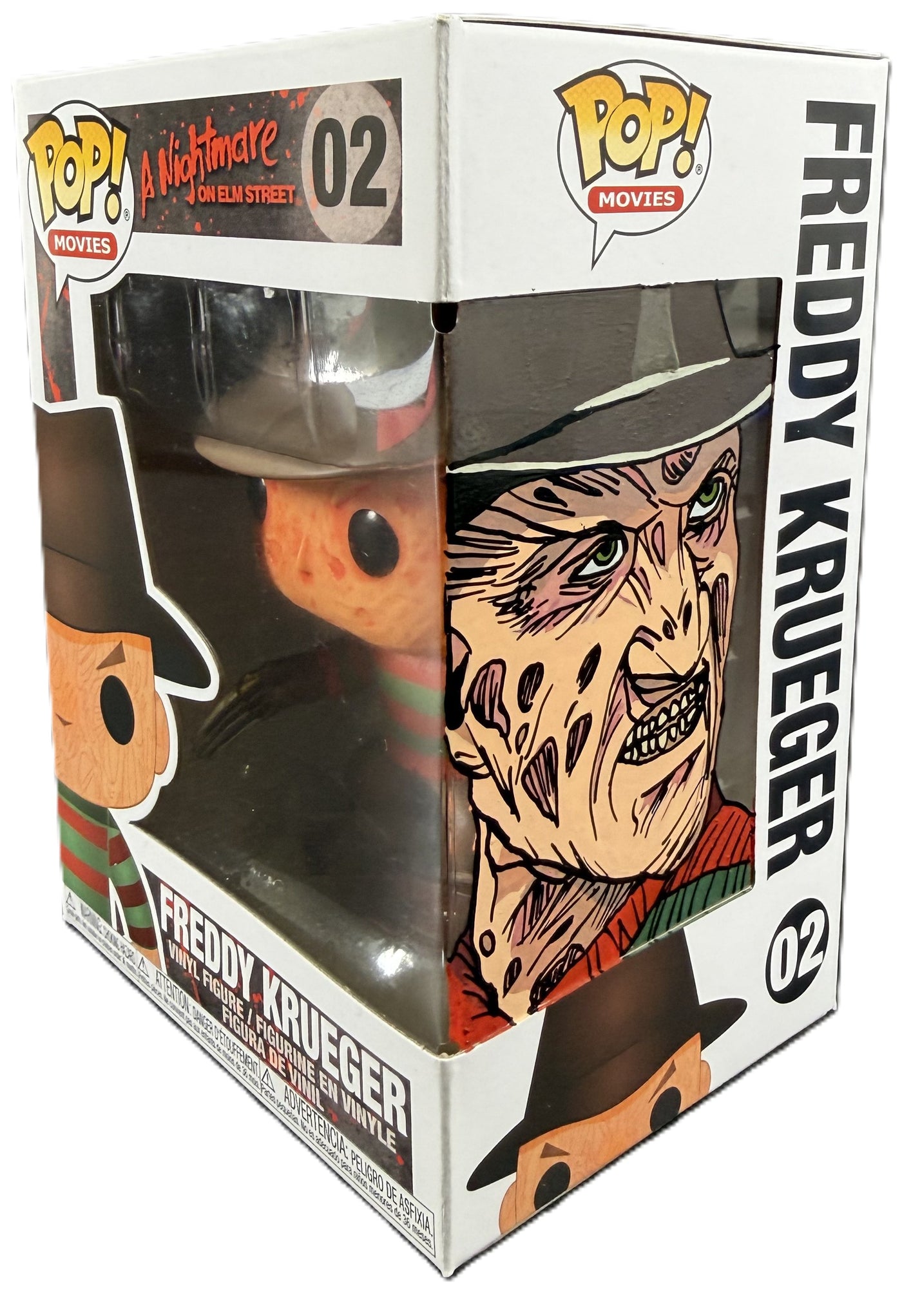 Freddy Krueger Funko Pop A Nightmare on Elm Street #02 ZNS Sketched 4 ...