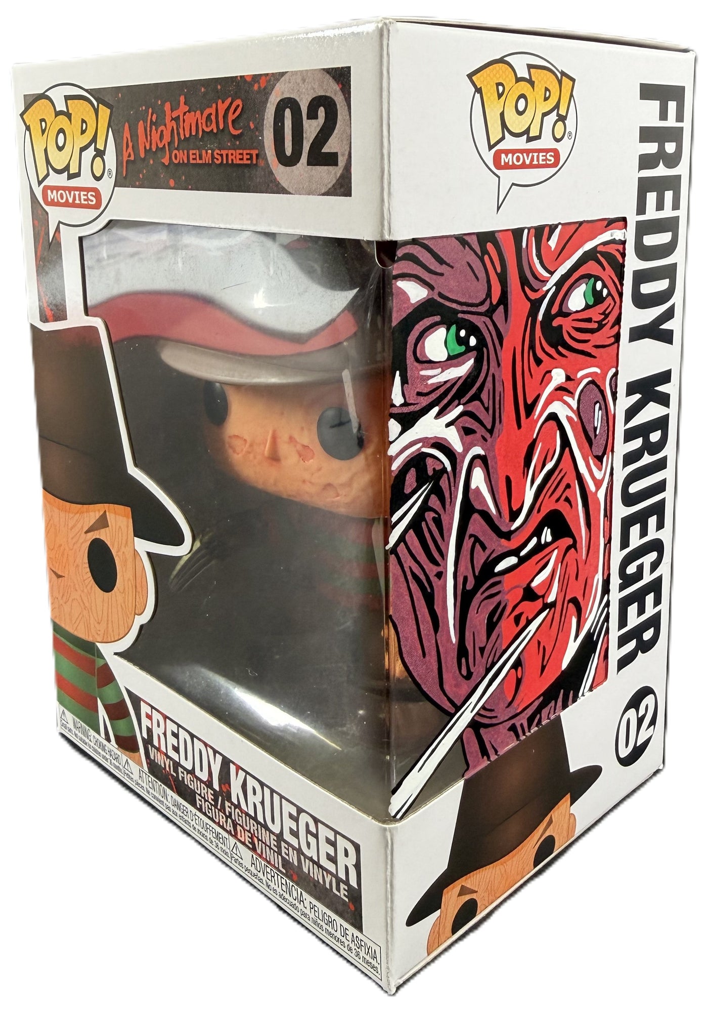 Freddy Krueger Funko Pop A Nightmare on Elm Street #02 ZNS Sketched ...