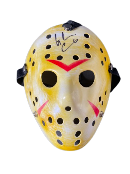 Glenn Ennis Signed Freddy vs Jason Voorhees Mask Authentic Autographed ...