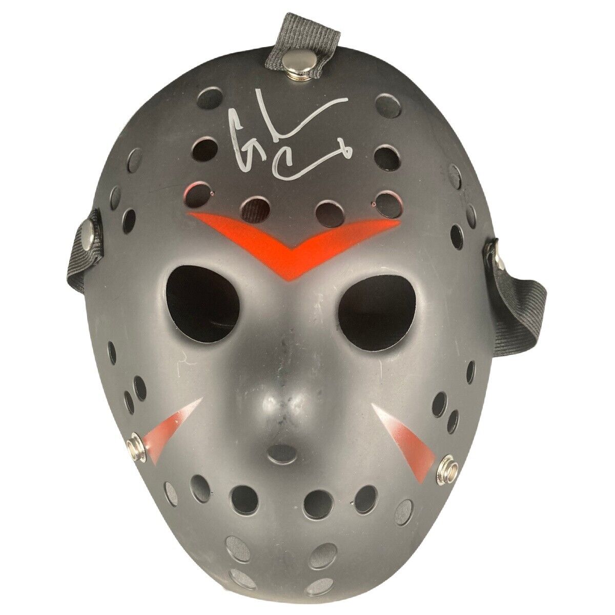 Glenn Ennis Signed Freddy vs Jason Voorhees Mask Authentic Autographed ...