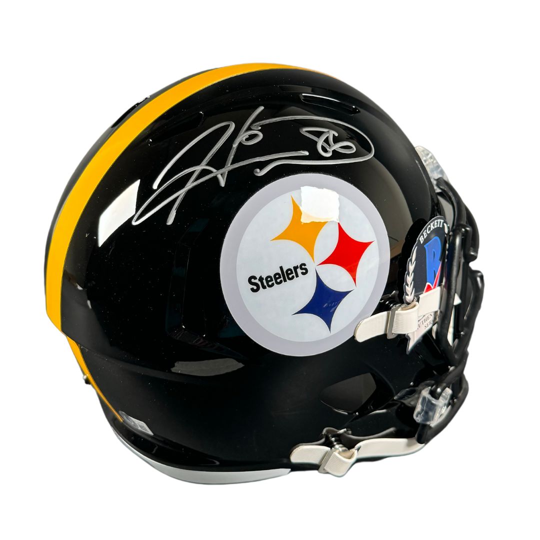 Hines Ward Autographed Full Size Speed Rep Steelers Helmet Signed BAS ...