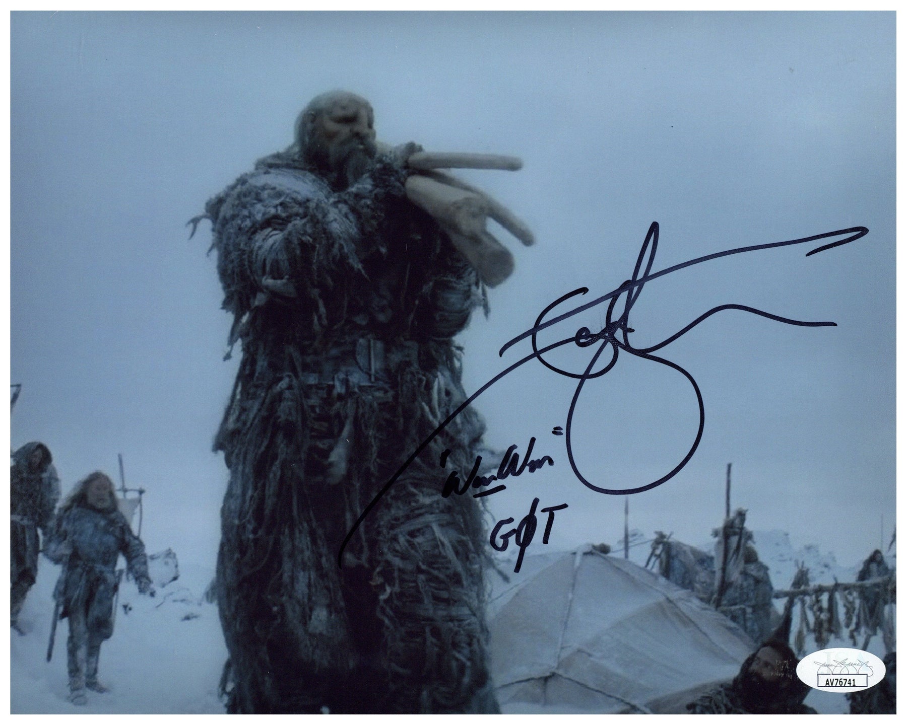 Ian Whyte Autographed 8x10 Photo Game of Thrones Wun Wun Signed JSA CO ...