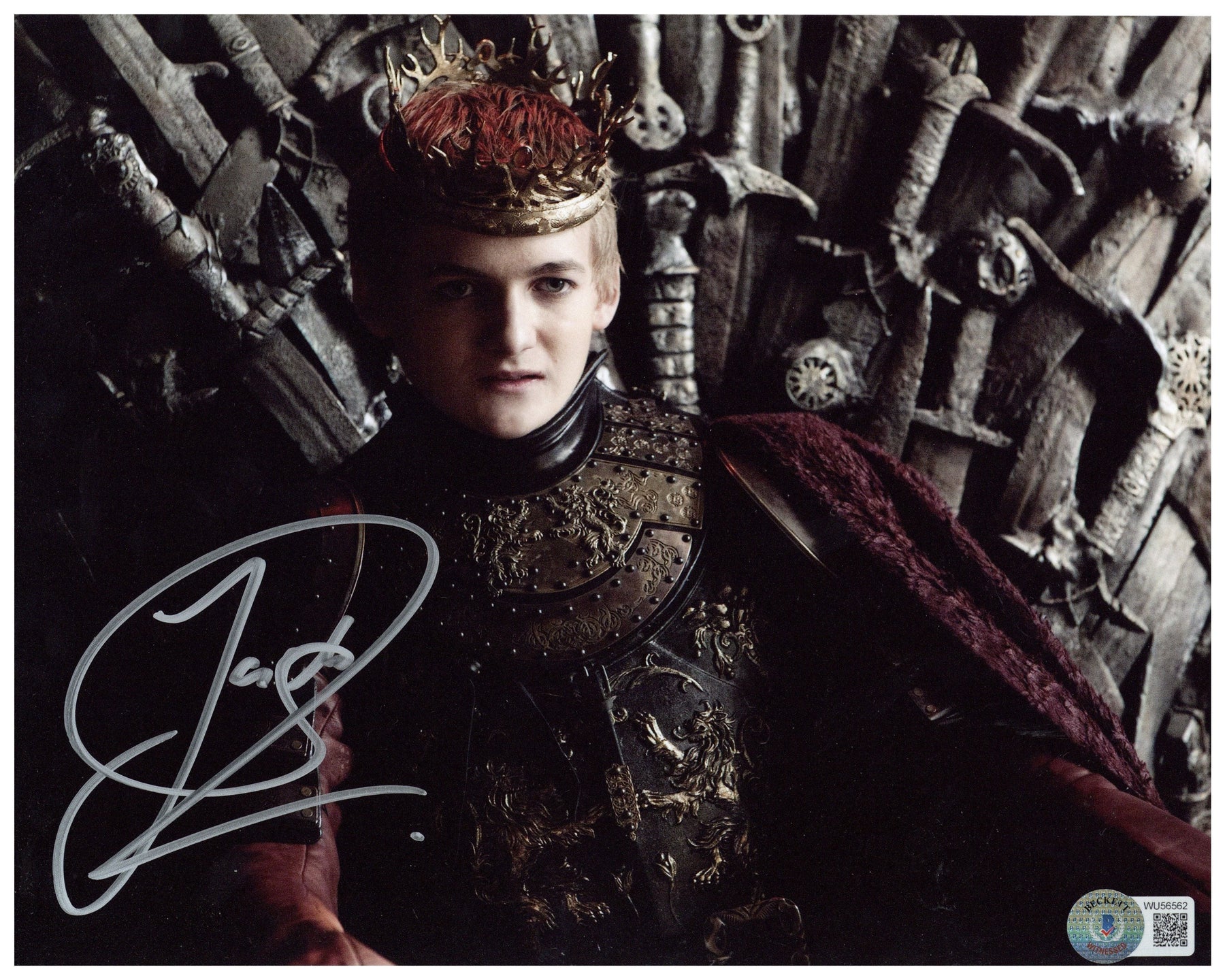 JACK GLEESON SIGNED 8X10 PHOTO GAME OF THRONES JOFFREY AUTOGRAPHED BAS ...