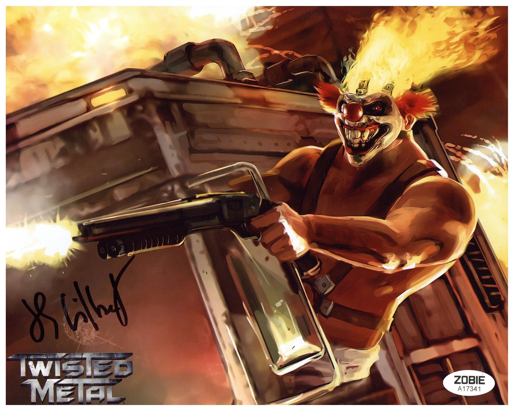 JS Gilbert Signed 8x10 Photo Twisted Metal Sweet Tooth Autographed Zob ...