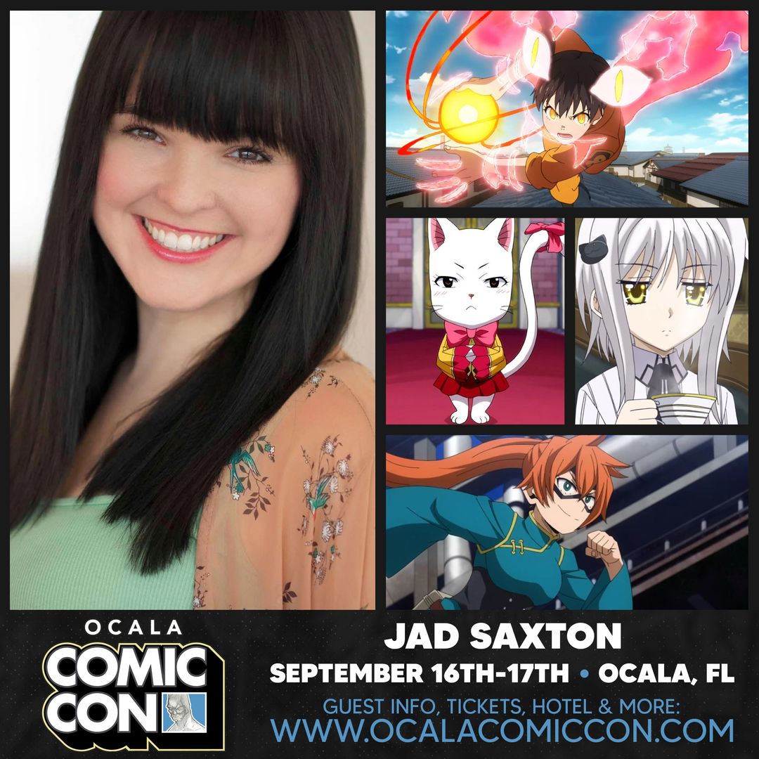 Jad Saxton Official Autograph Mail-In Service - Ocala Comic Con 2023 ...