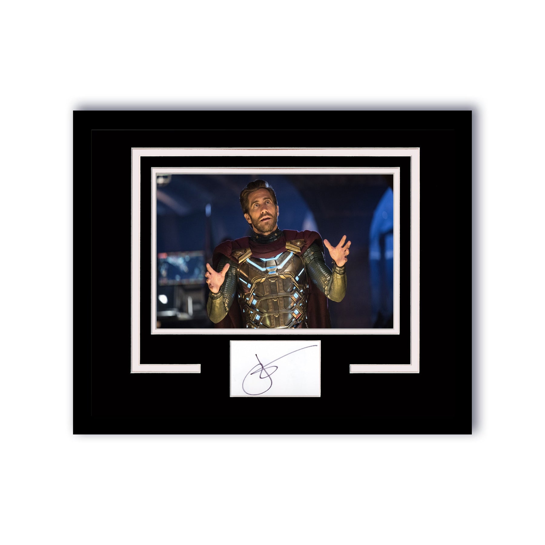 Jake Gyllenhaal Signed Spider-Man 11x14 Frame Cut Mysterio Autographed ...