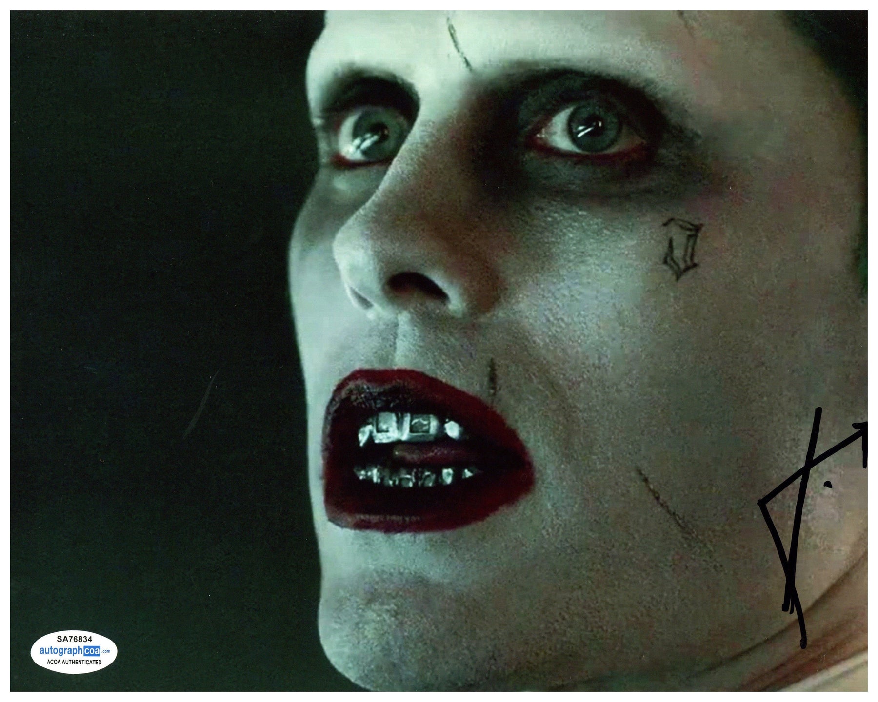 Jared Leto Signed 8x10 Photo Suicide Squad The Joker Autographed Autog ...