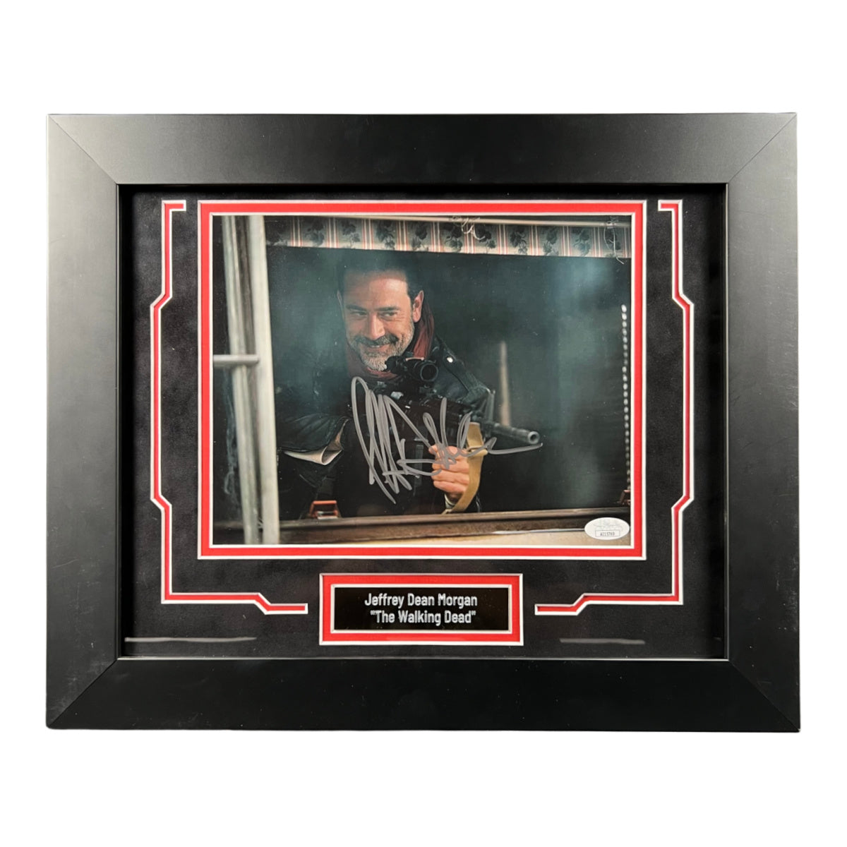 Jeffrey Dean Morgan Autograph 8x10 Photo Framed The Walking Dead Negan ...