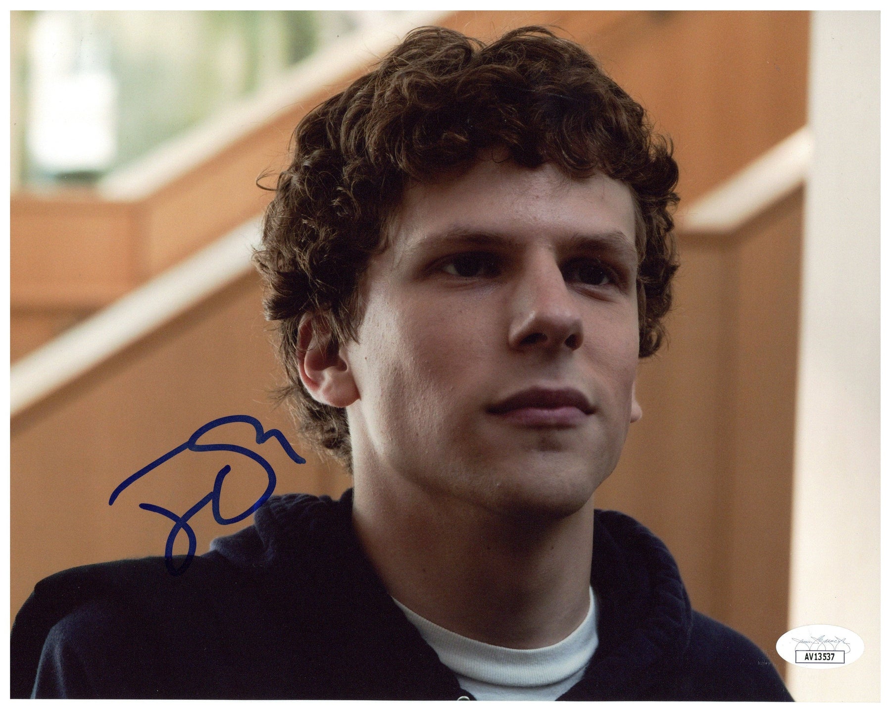 Jesse Eisenberg Autograph 8x10 Photo The Social Network Signed JSA COA ...