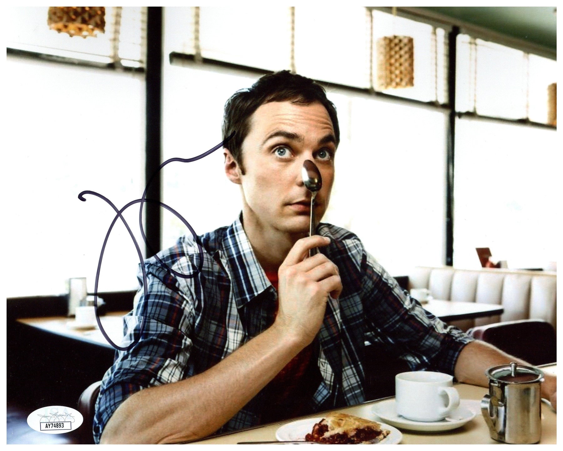 Jim Parsons Signed 8x10 Photo Big Bang Theory Sheldon Cooper Autograph ...