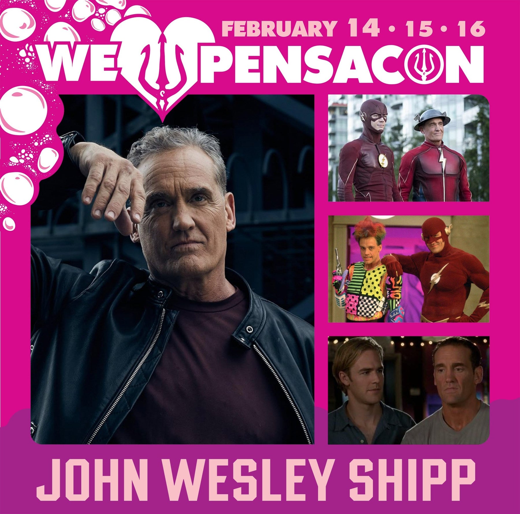 John Wesley Shipp Official Autograph Mail-In Service - Pensacon 2025 – Zobie Productions