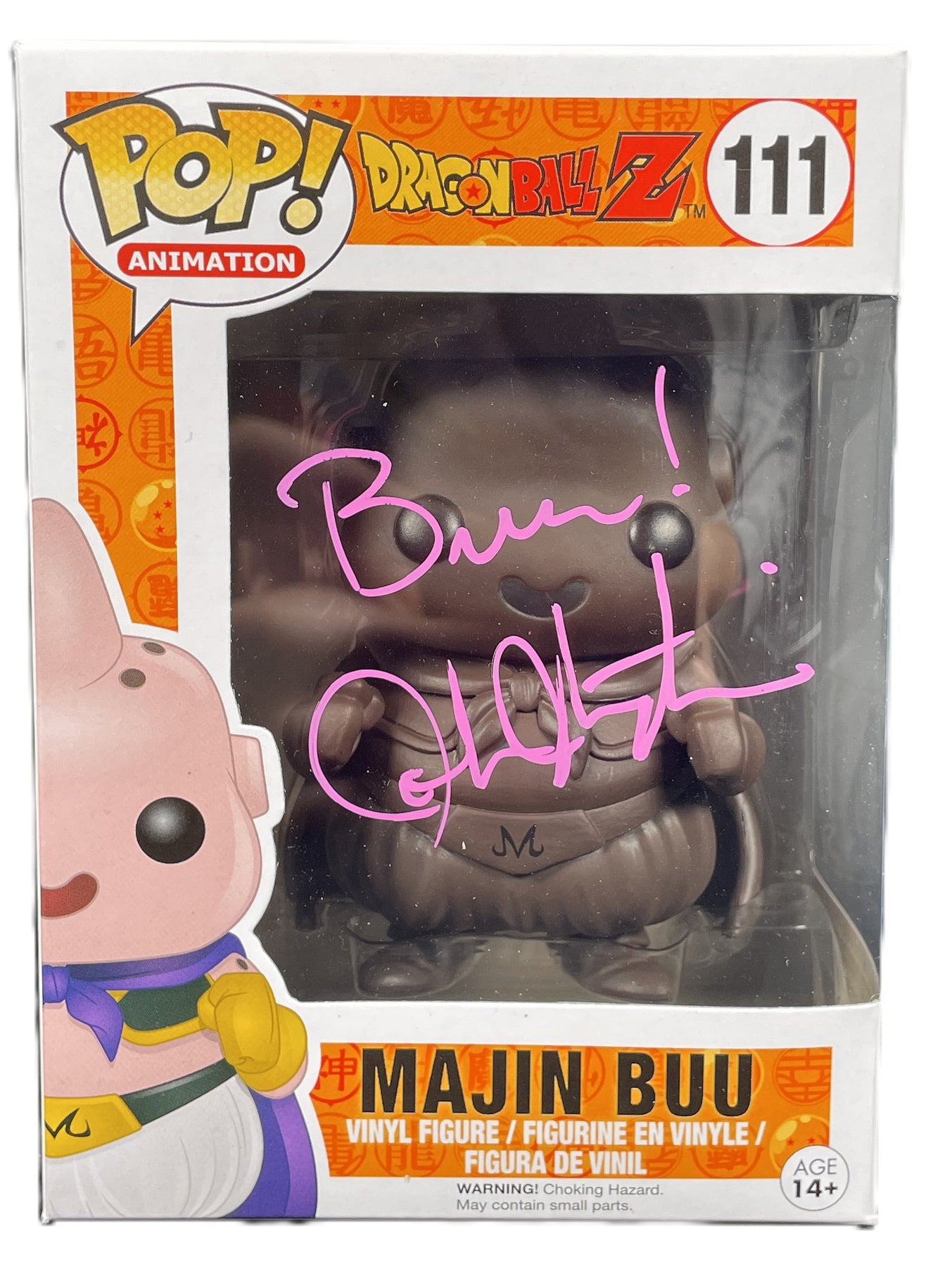 Josh Martin Signed Funko Pop Dragon Ball Z Majin Buu Autographed JSA C ...