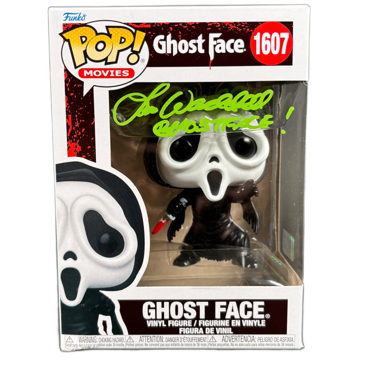 Lee Waddell Signed Funko POP Scream Ghost Face Autographed Zobie COA ...