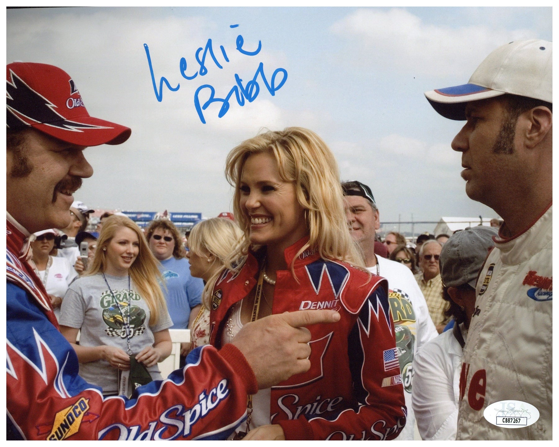Leslie Bibb Signed 8x10 Photo Talladega Nights: The Ballad of Ricky Bo ...