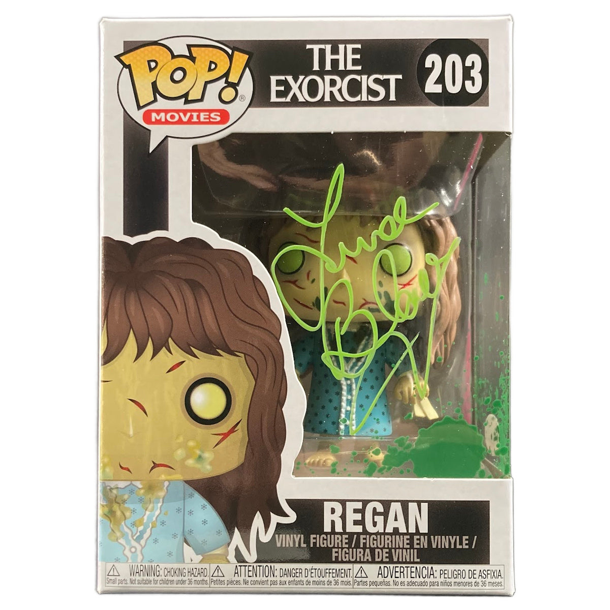 Linda Blair Signed Funko POP The Exorcist 203 Horror Autograph JSA COA ...