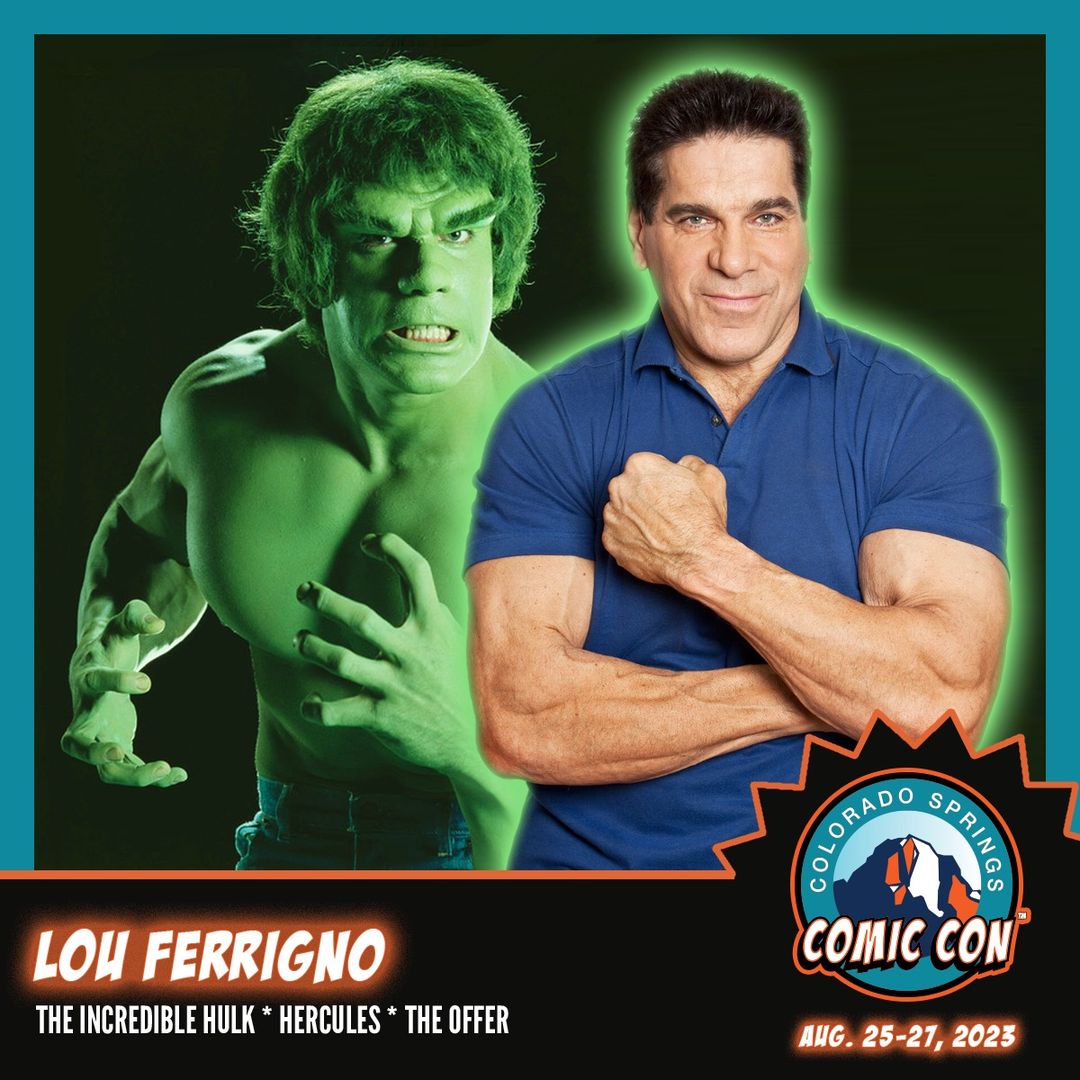 Lou Ferrigno Official Autograph Mail-In Service - Colorado Springs Com – Zobie Productions