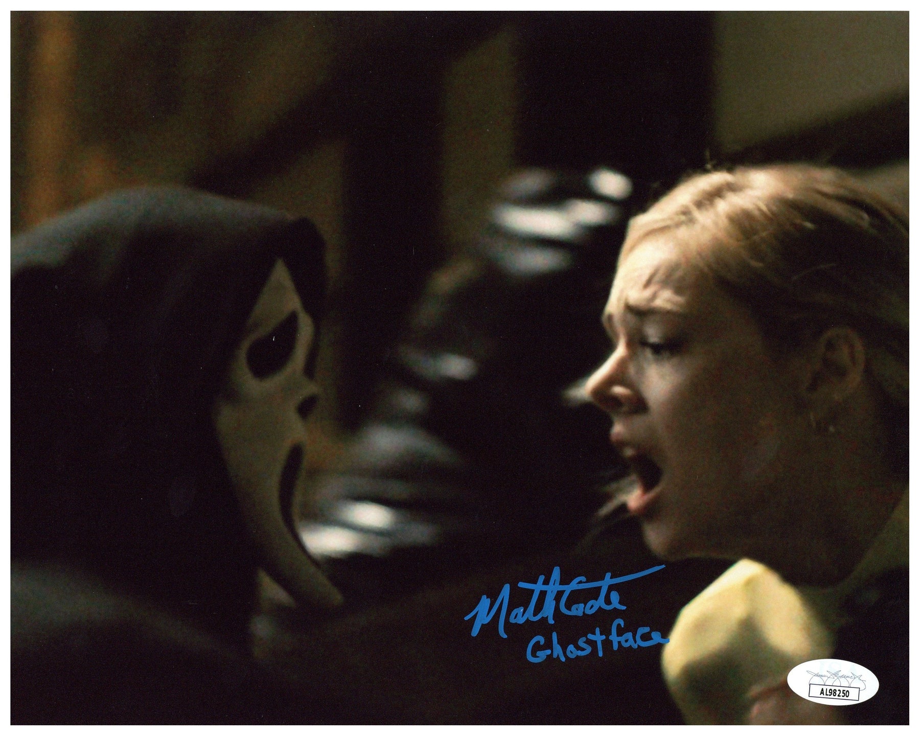 Mathieu Coderre Signed 8x10 Photo Scream Ghostface Horror Autograph JS – Zobie Productions