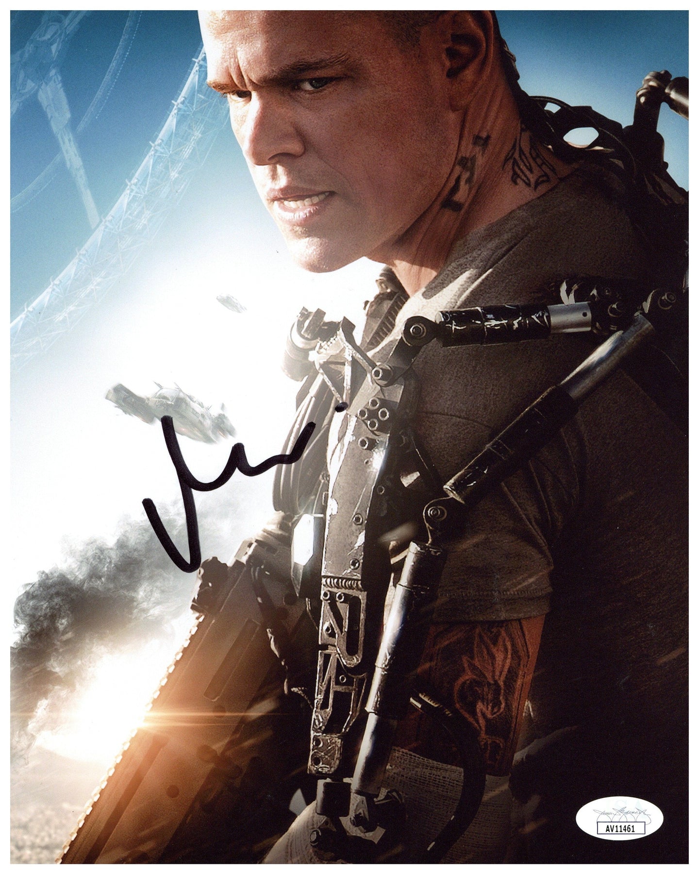 Matt Damon Signed 8x10 Photo Elysium Autographed Authentic JSA COA ...