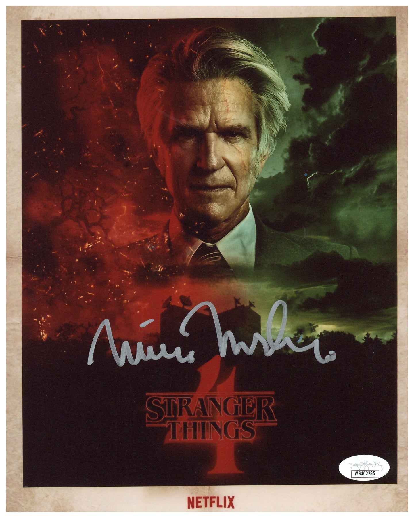 Matthew Modine Signed 8x10 Photo Stranger Things Papa Autographed JSA ...