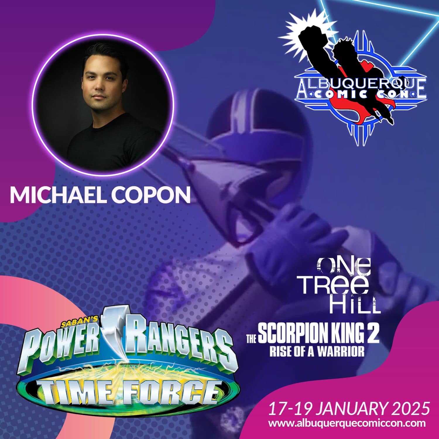 Michael Copon Official Autograph Mail-In Service - Albuquerque Comic C ...