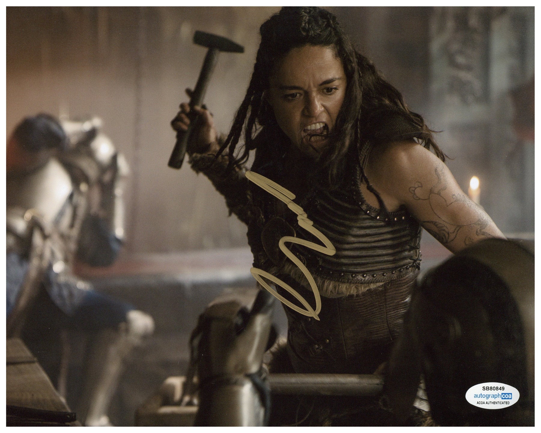 Michelle Rodriguez Signed 8x10 Photo Dungeons & Dragons Honor Among Th ...