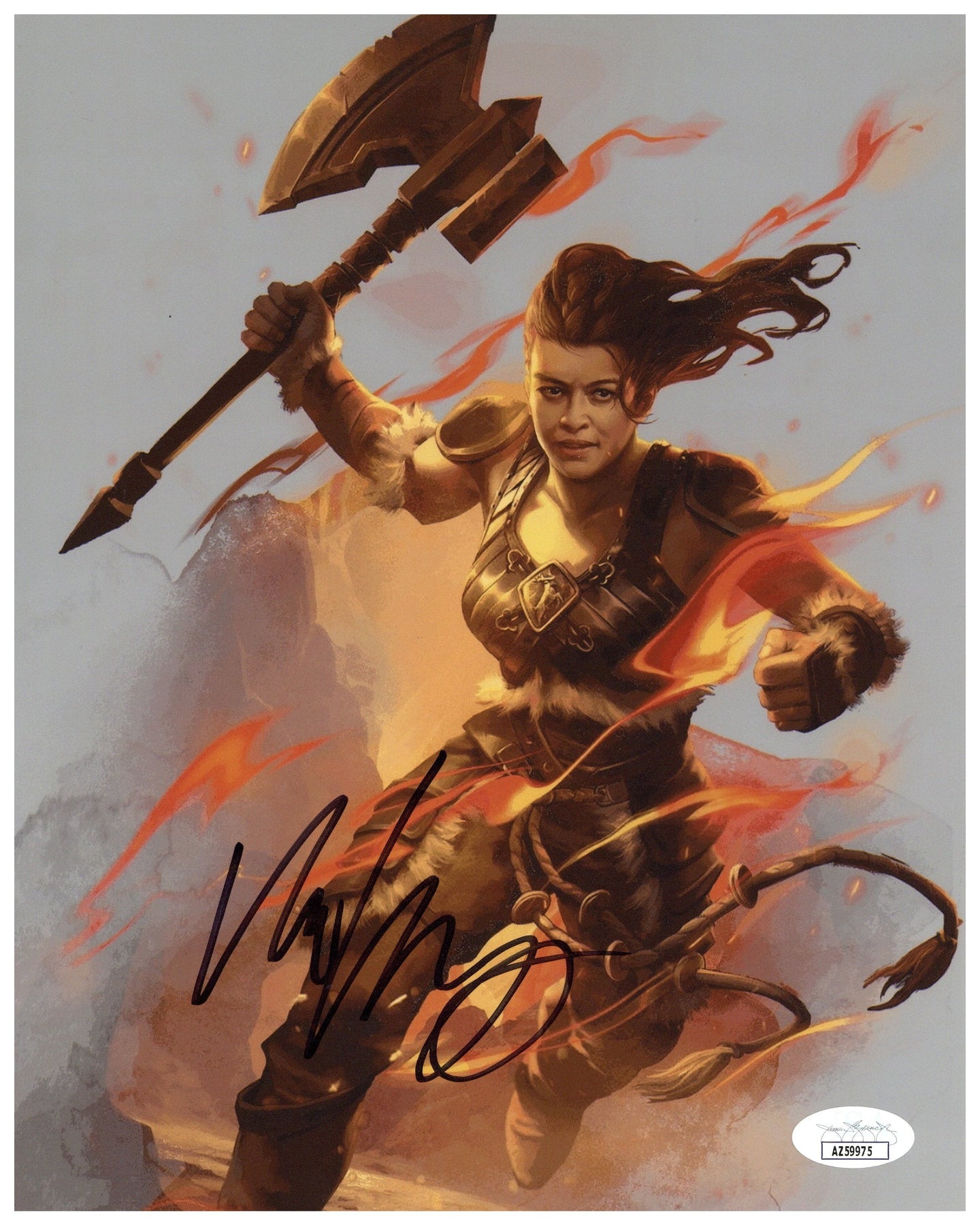 Michelle Rodriguez Signed 8x10 Photo Dungeons & Dragons Honor Among Th ...