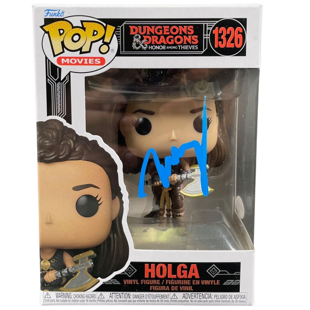 Michelle Rodriguez Signed Funko POP Dungeons & Dragons Holga Autograph ...