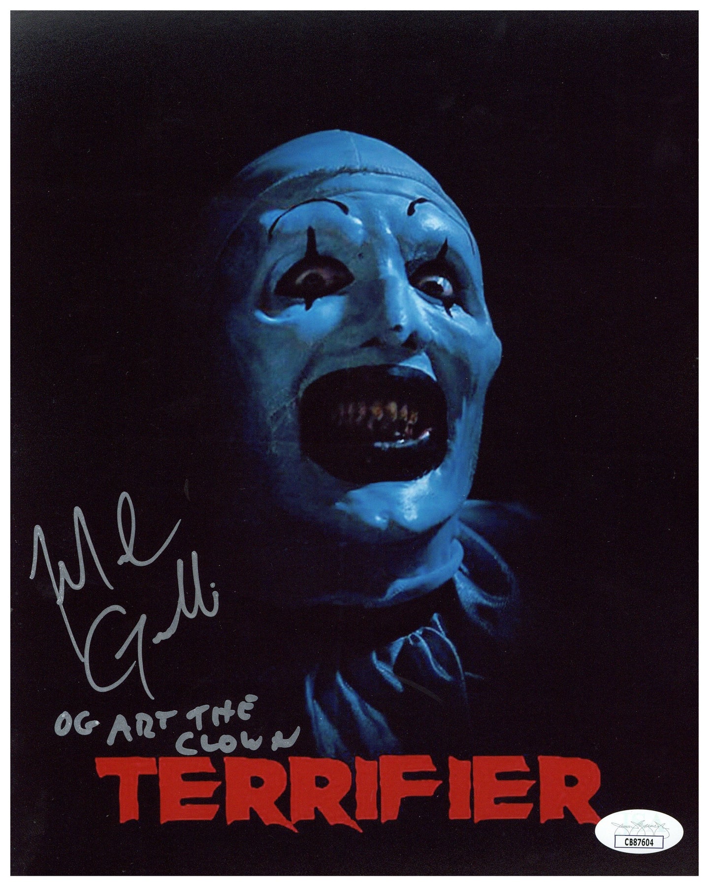 Mike Giannelli Signed 8x10 Photo Terrifier Art the Clown Autographed J ...