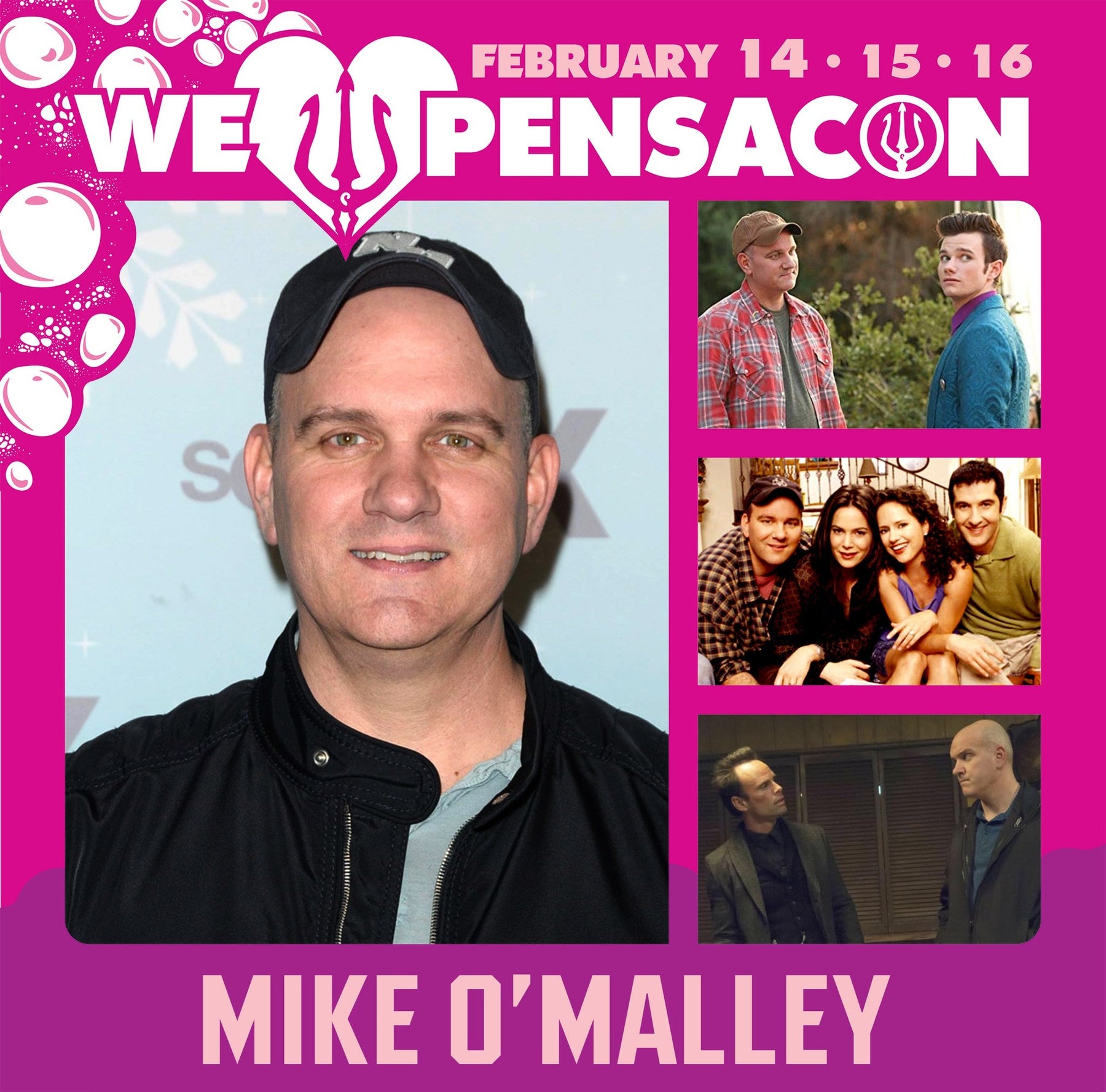 Mike O'Malley Official Autograph Mail-In Service - Pensacon 2025 – Zobie Productions
