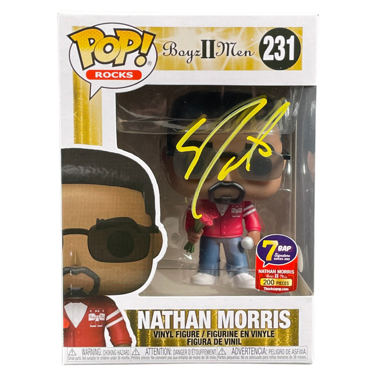Nathan Morris Signed Funko POP Boyz II Men Authentic Autographed JSA C ...