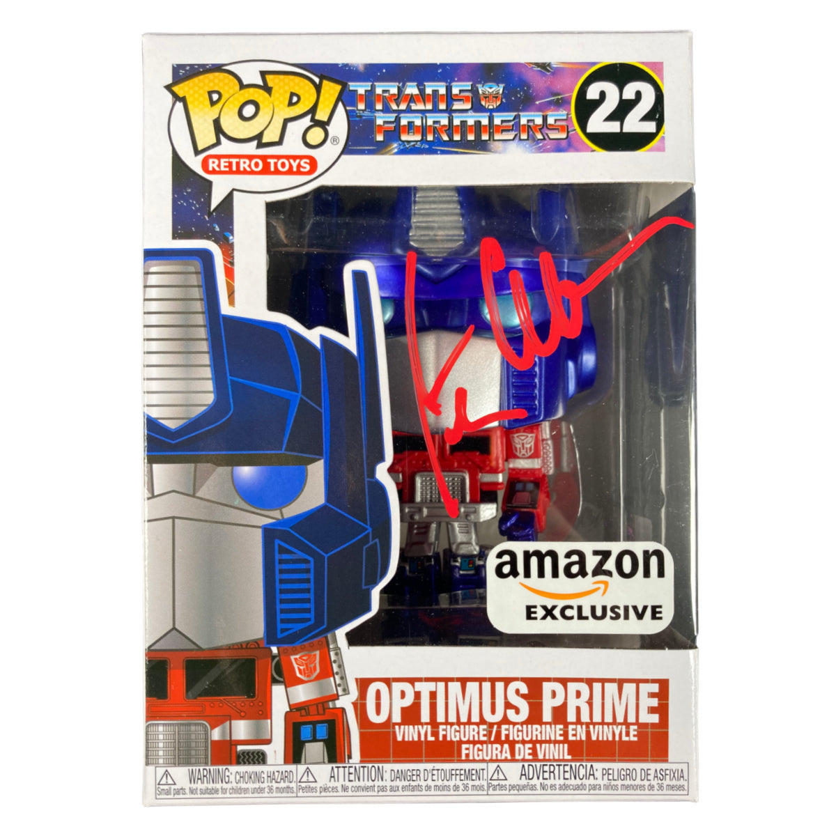 PETER CULLEN SIGNED FUNKO POP TRANSFORMERS OPTIMUS PRIME AUTOGRAPHED J ...